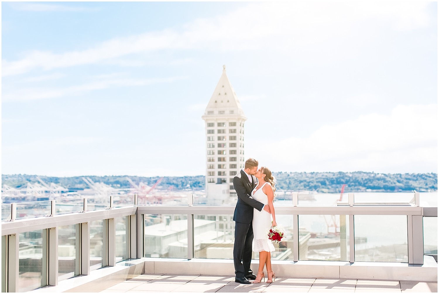 Seattle Courthouse Intimate Wedding | Bartosz & Kathryn