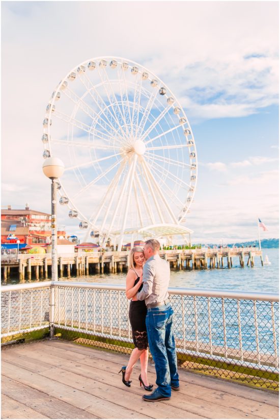 Downtown Seattle Waterfront Anniversary | Sean & Jessica